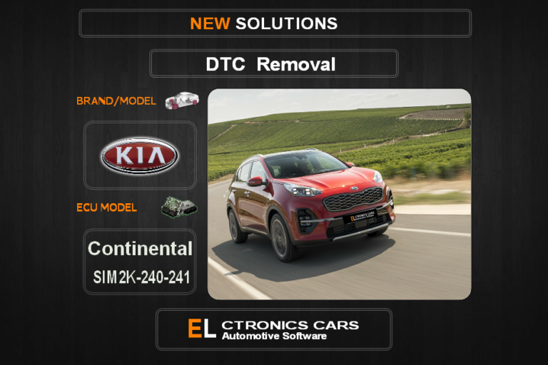 DTC OFF kia-hyundai Siemens SIM2K-240-241 Electronics cars