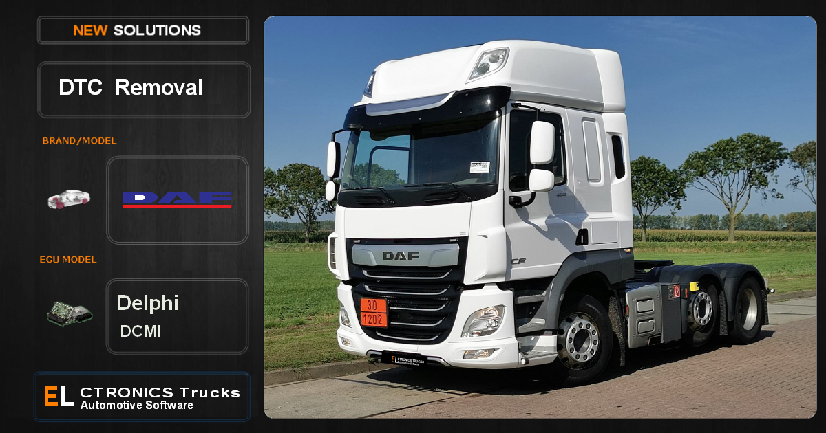 DTC OFF DAF-Trucks Delphi DCMI Electronics Trucks software