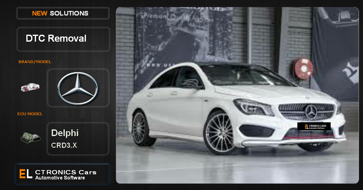 DTC OFF Mercedes Delphi CRD3.X Electronics Cars software