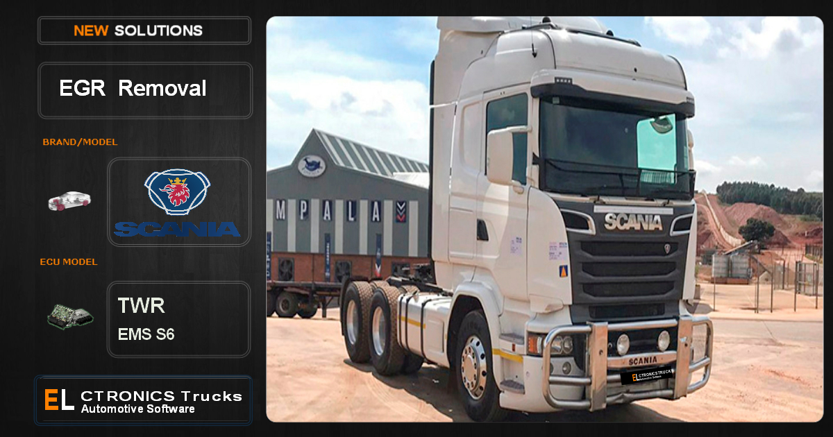 EGR Off Scania-Truck EMS S6 Electronics Trucks Software