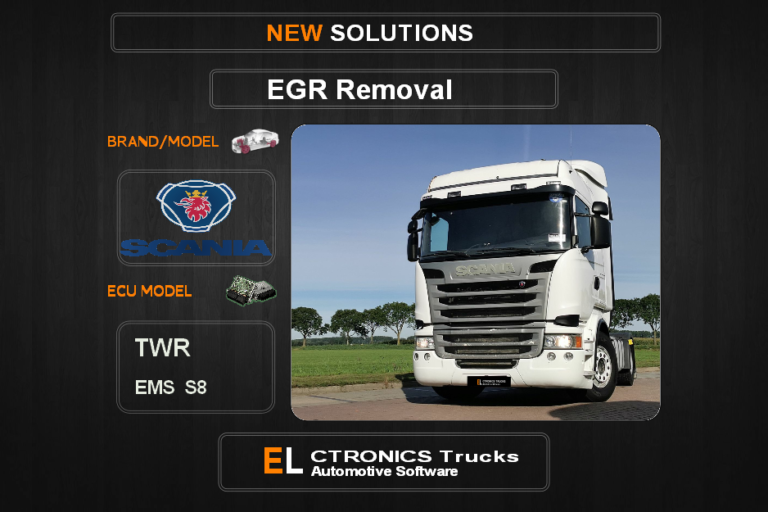 EGR Off Scania-Truck EMS S8 Electronics Trucks Software