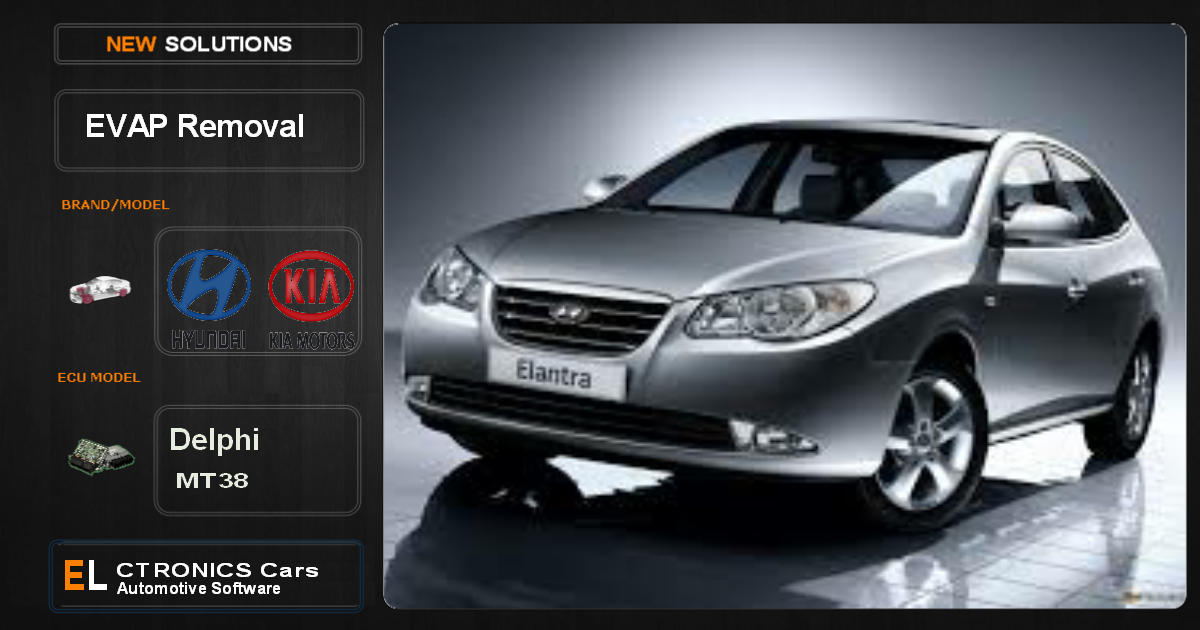Evap OFF kia-hyundai Delphi MT38 Electronics cars software