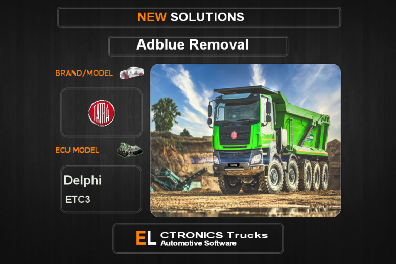AdBlue OFF Tatra Delphi ETC3 Electronics Trucks Software