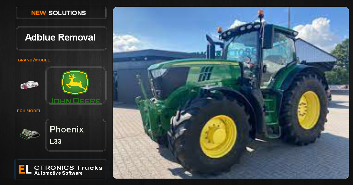 AdBlue OFF John-Deere Phoenix L33 Electronics Trucks Software