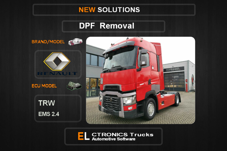 DPF Off Renault-Truck TRW EMS2.4 Electronics Trucks Software