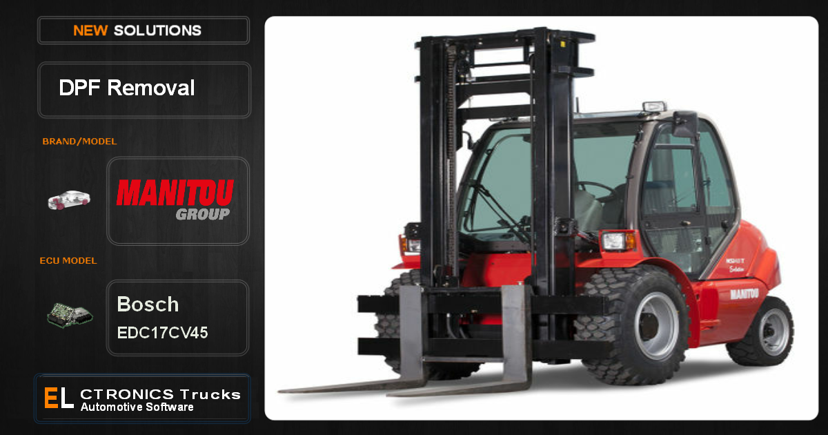 DPF Off Manitou-télescopique Bosch EDC17CV45 Electronics