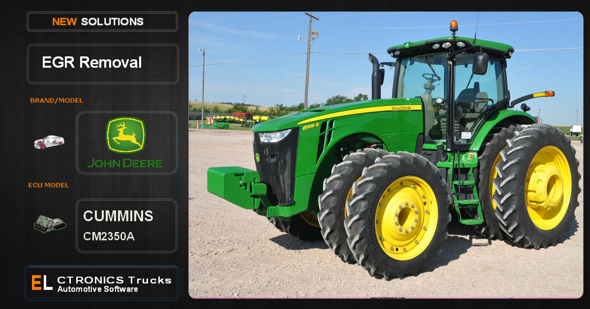 EGR Off John-Deere Cummins CM2350A Electronics Trucks