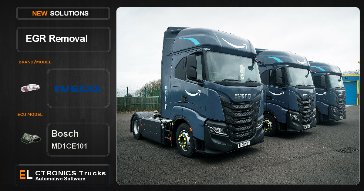 EGR Off Iveco-Truck Bosch MD1CE101 Electronics Trucks
