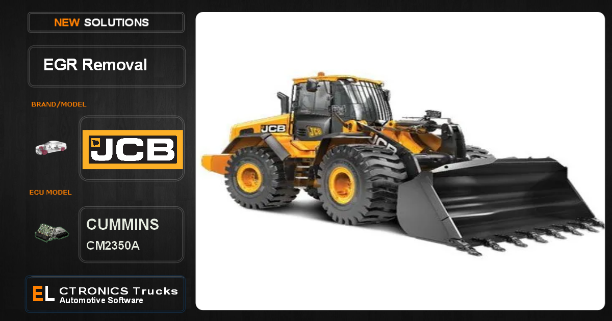 EGR Off JCB Cummins CM2350A Electronics Trucks Software