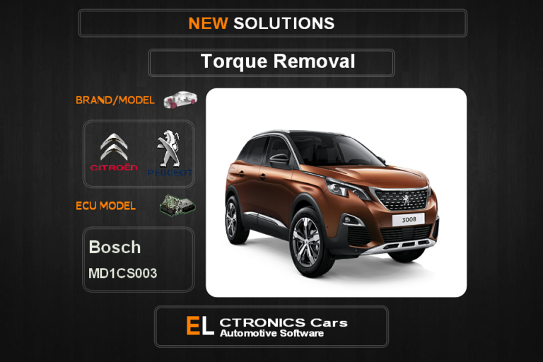 Torque Off Peugeot-Citroen Bosch MD1CS003 Electronics Cars