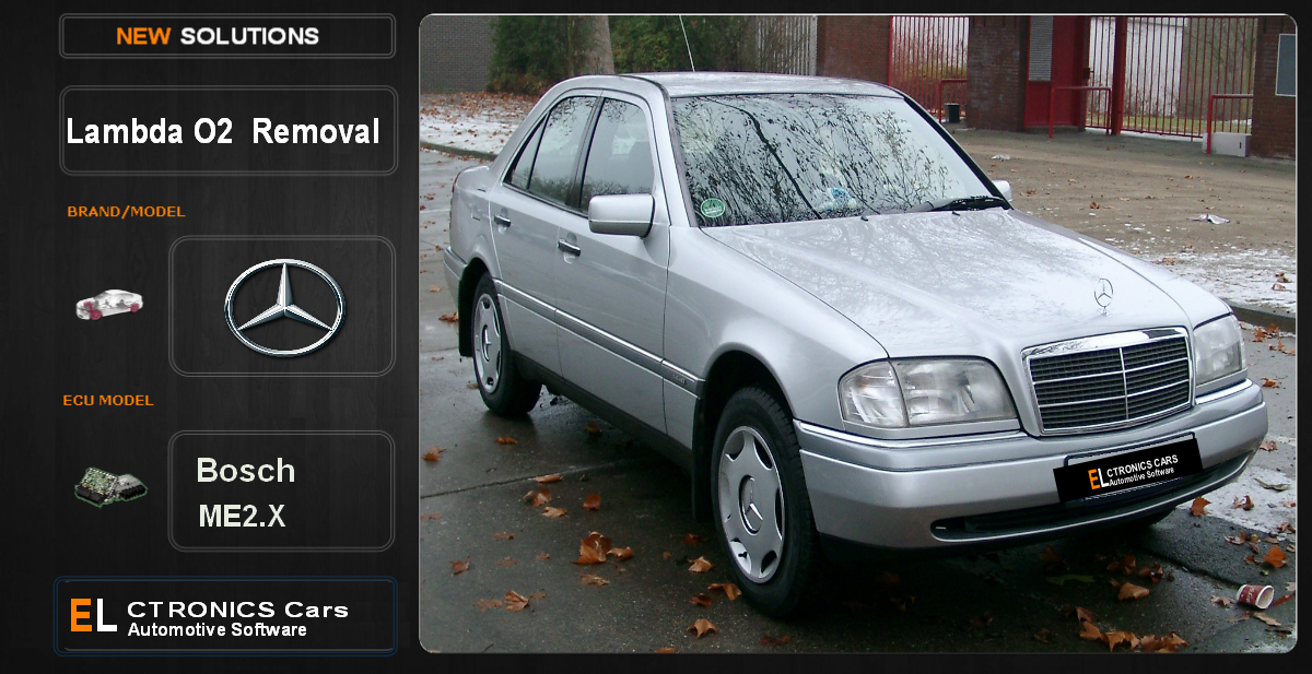 Lambda O2 removal Mercedes Bosch ME2.x Electronics cars