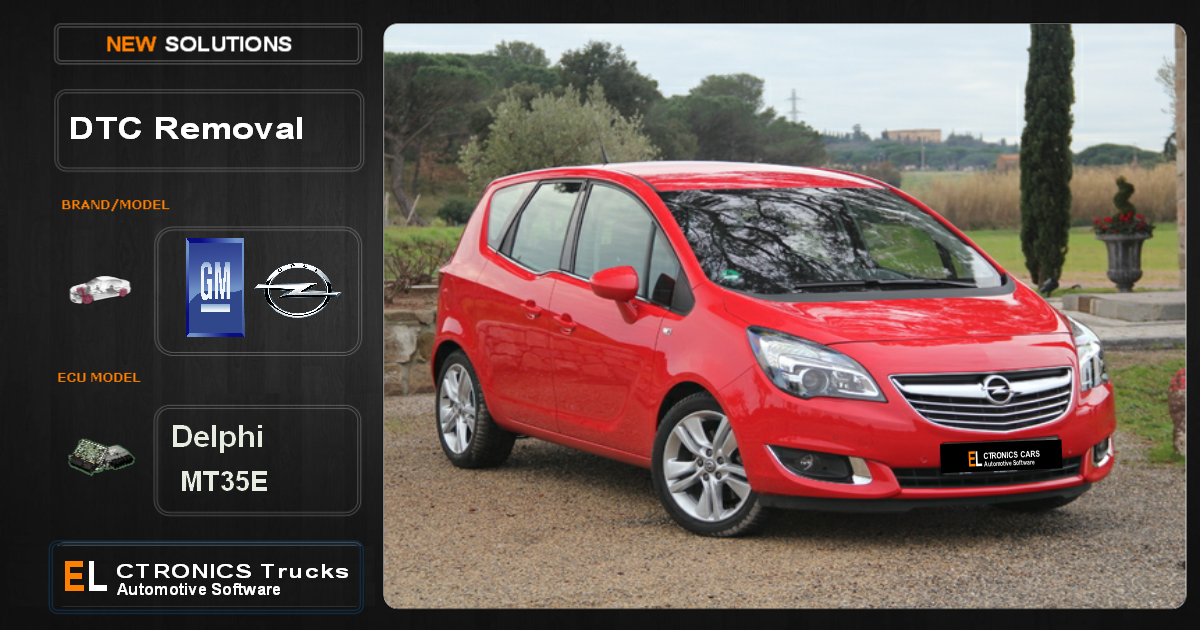 DTC OFF GM-Opel Delphi MT35E Electronics cars software