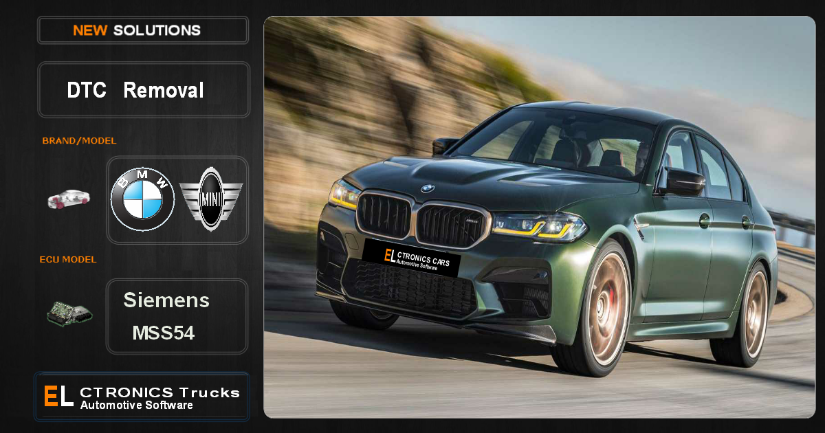 DTC OFF Bmw-Mini Siemens MSS54 Electronics cars software