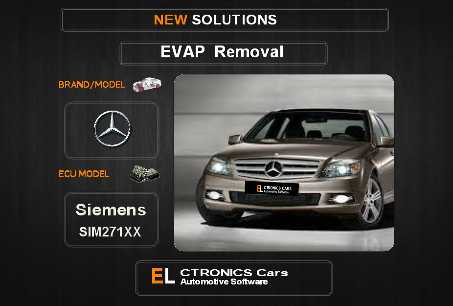 Evap OFF Mercedes Siemens SIM271XX Electronics cars software