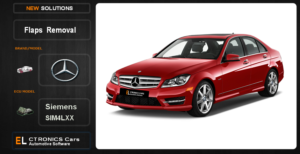 flaps Off Mercedes Siemens SIM4LXX Electronics Cars