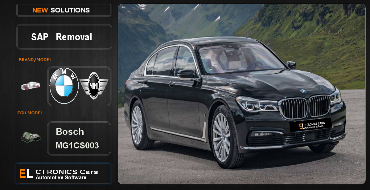 SAP OFF Bmw-Mini Bosch MG1CS003 Electronics cars software