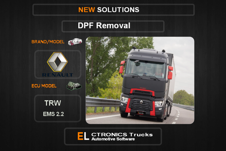 DPF Off Renault TRW EMS2.2 Electronics Trucks Software