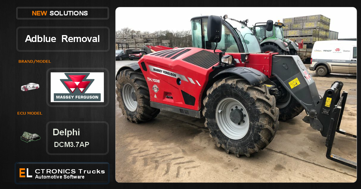 AdBlue OFF Massey Delphi DCM3.7AP Electronics Trucks