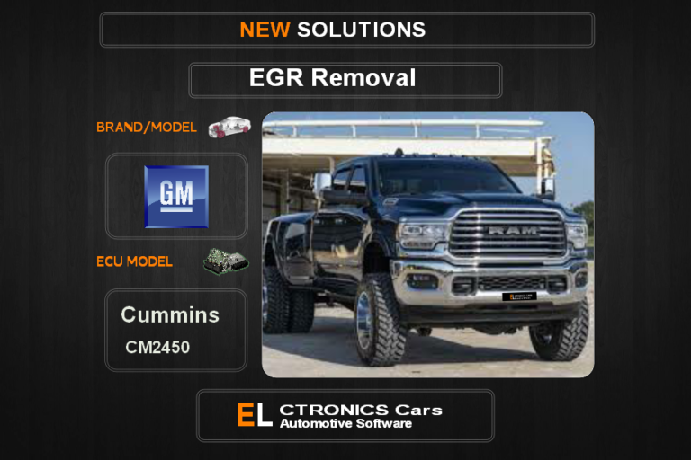 EGR Off GM Cummins CM2450 Electronics Cars Software