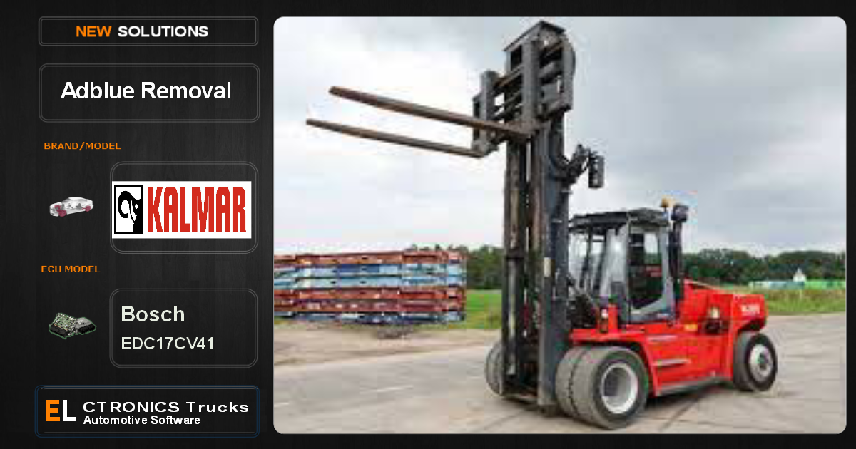 AdBlue OFF Kalmar Bosch EDC17CV41 Electronics Trucks