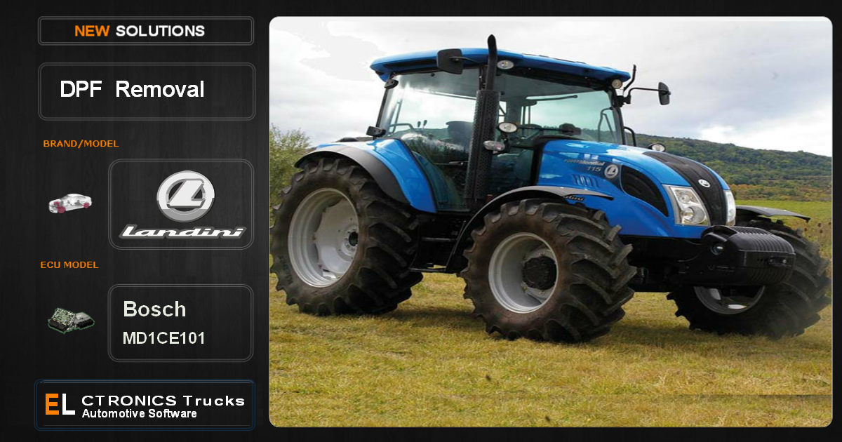 DPF Off Landini Bosch MD1CE101 Electronics Trucks Software