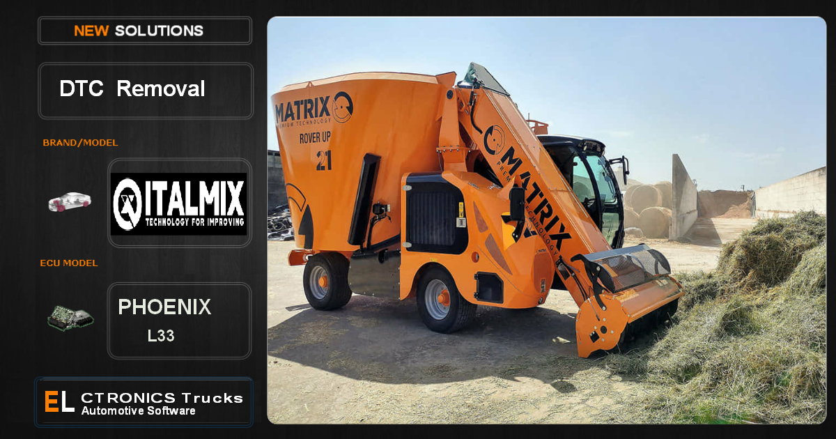 DTC OFF Itamix Phonix L33 Electronics Trucks software