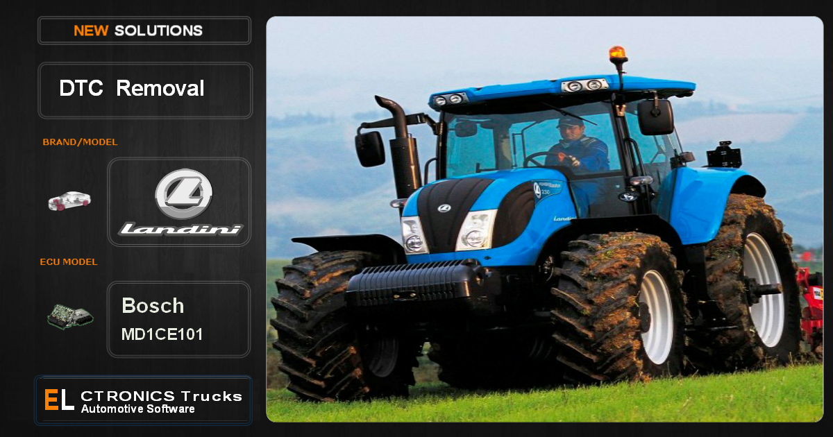 DTC OFF Landini Bosch MD1CE101 Electronics Trucks software