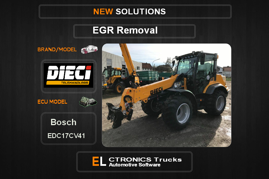 EGR Off Dieci Bosch EDC17CV41 Electronics Trucks Software