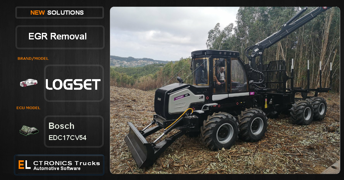 EGR Off Logset Bosch EDC17CV54 Electronics Trucks Software