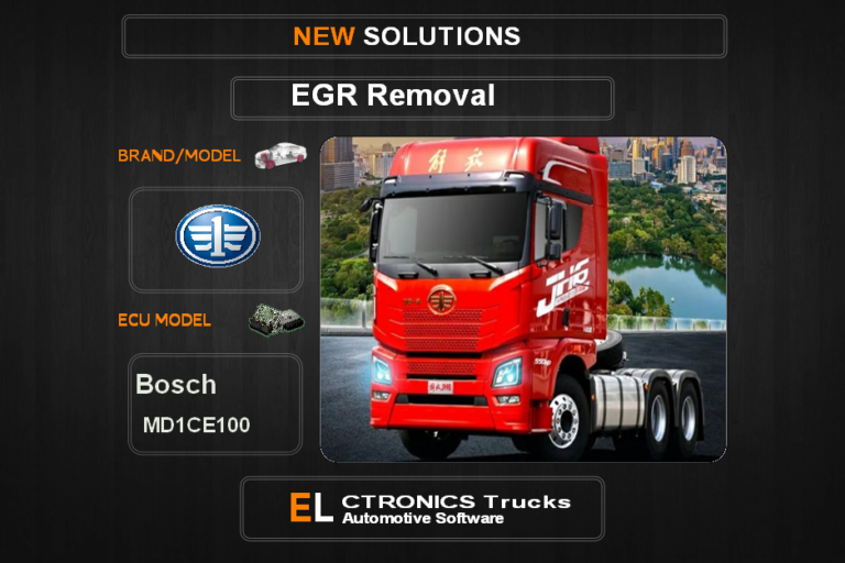 EGR Off Faw Bosch MD1CE100 Electronics Trucks Software