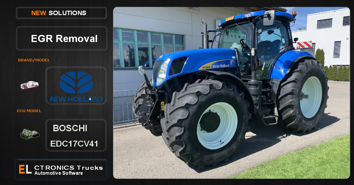EGR Off Minelli Bosch EDC17CV41 Electronics Trucks Software