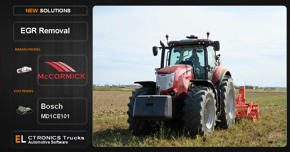 EGR Off Mc Bosch MD1CE101 Electronics Trucks Software