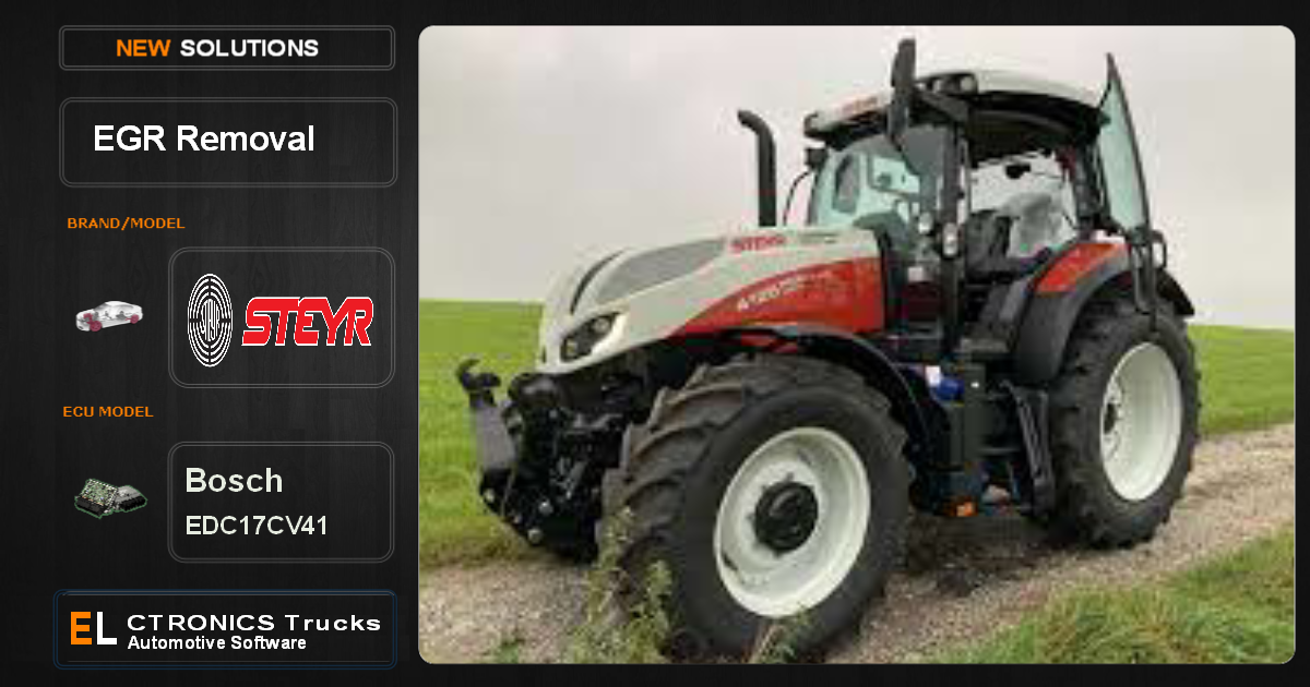 EGR Off Steyr Bosch EDC17CV41 Electronics Trucks Software