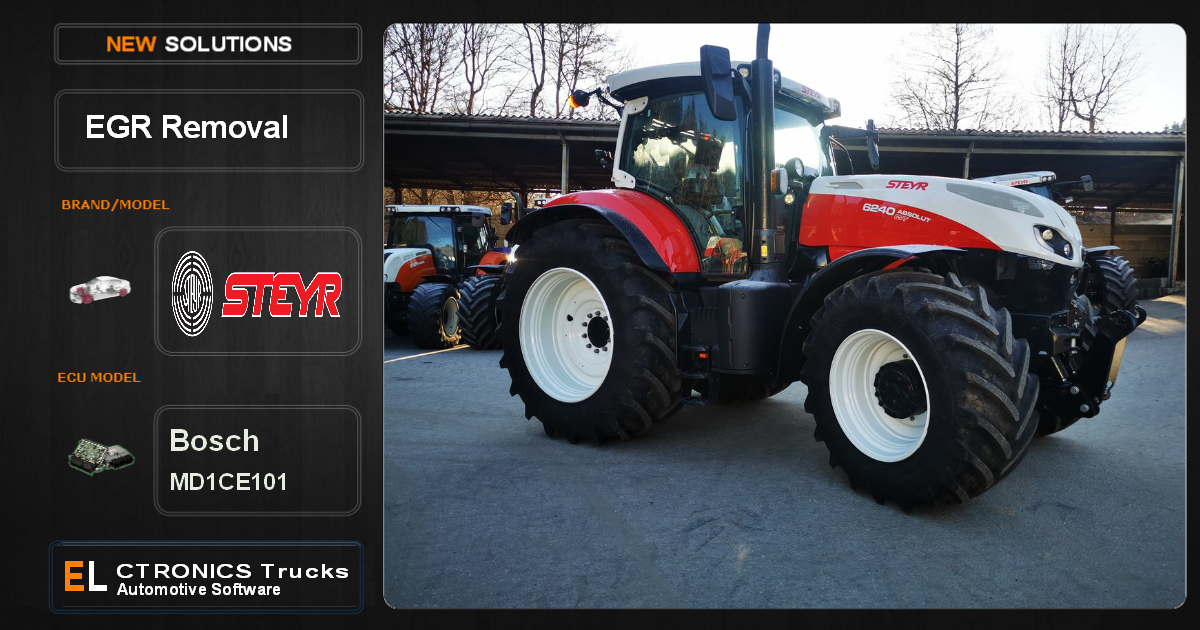EGR Off Steyr Bosch MD1CE101 Electronics Trucks Software