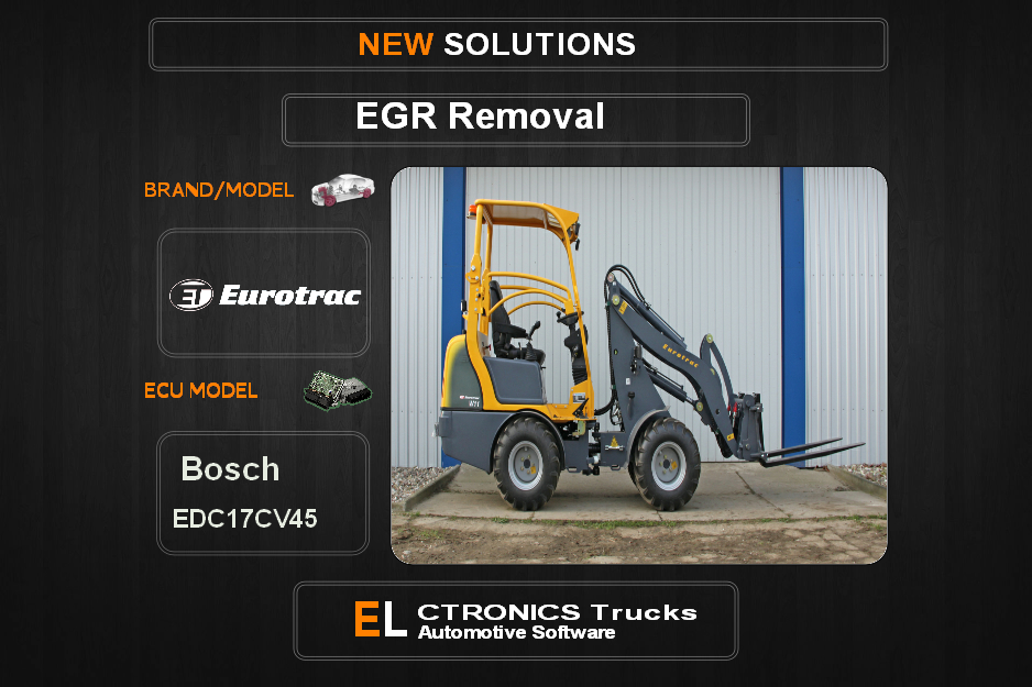 EGR Off Eurotrac Bosch EDC17CV45 Electronics Trucks Software